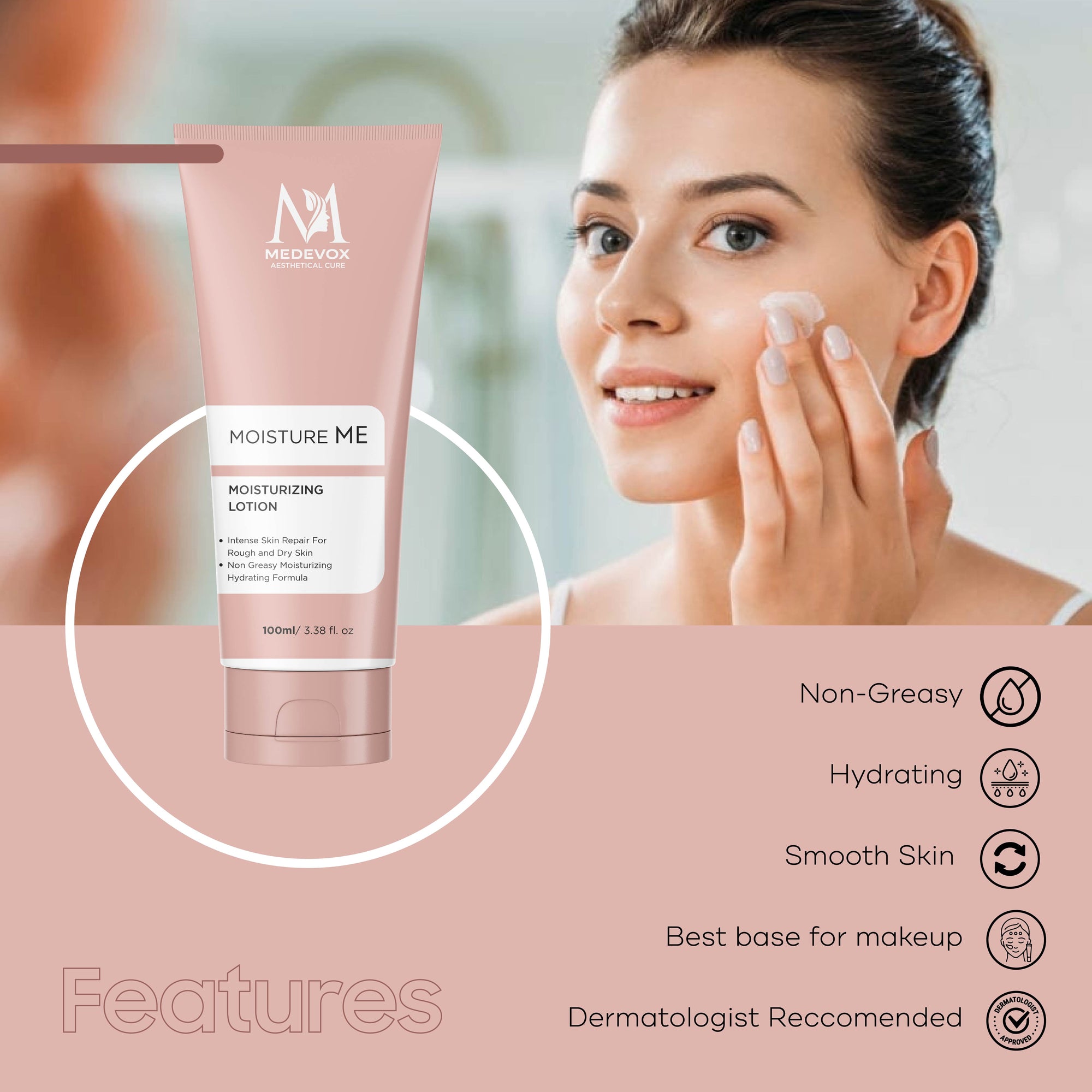 Hydrate Dry and Dull Skin | Moisture ME Face Moisturizer with Ceramide ...