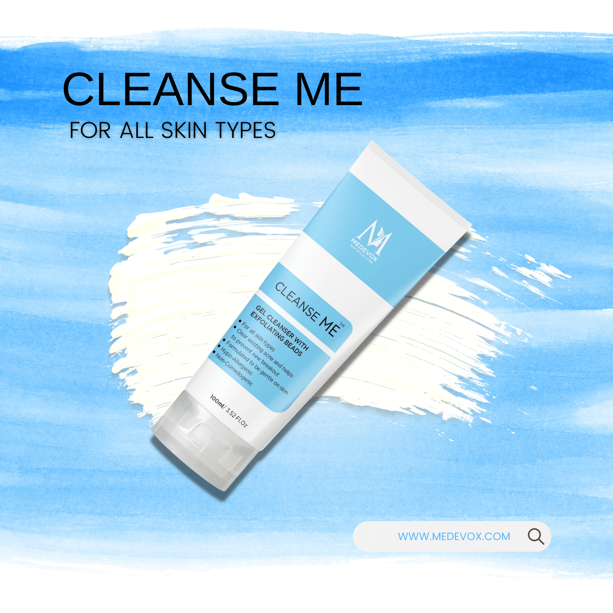 CLEANSE ME | Facial Cleanser - Medevox Aesthethics