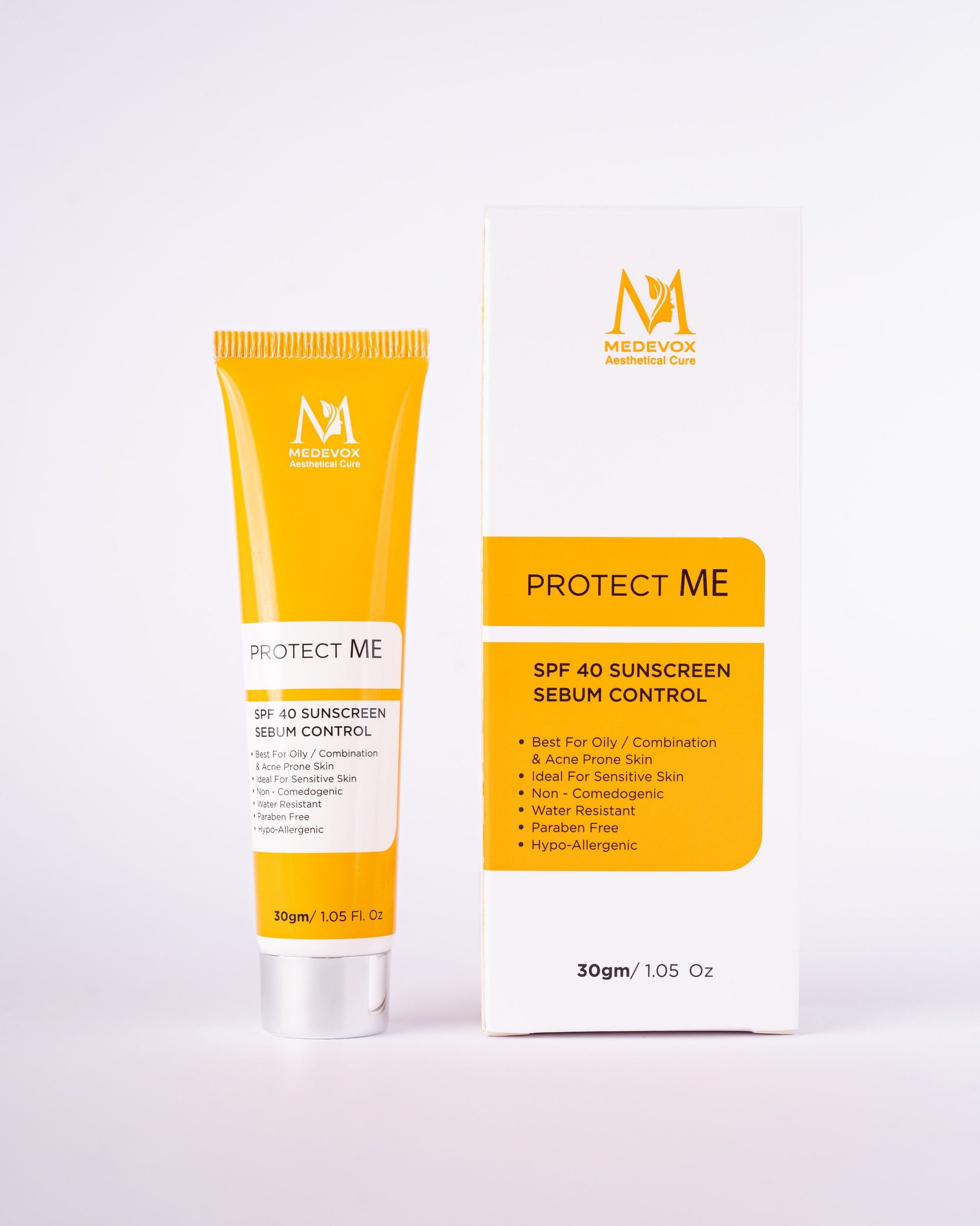 Protect ME: Spf 40 | Sebum Control | Best For Oily & Sensitive Skin Pr ...